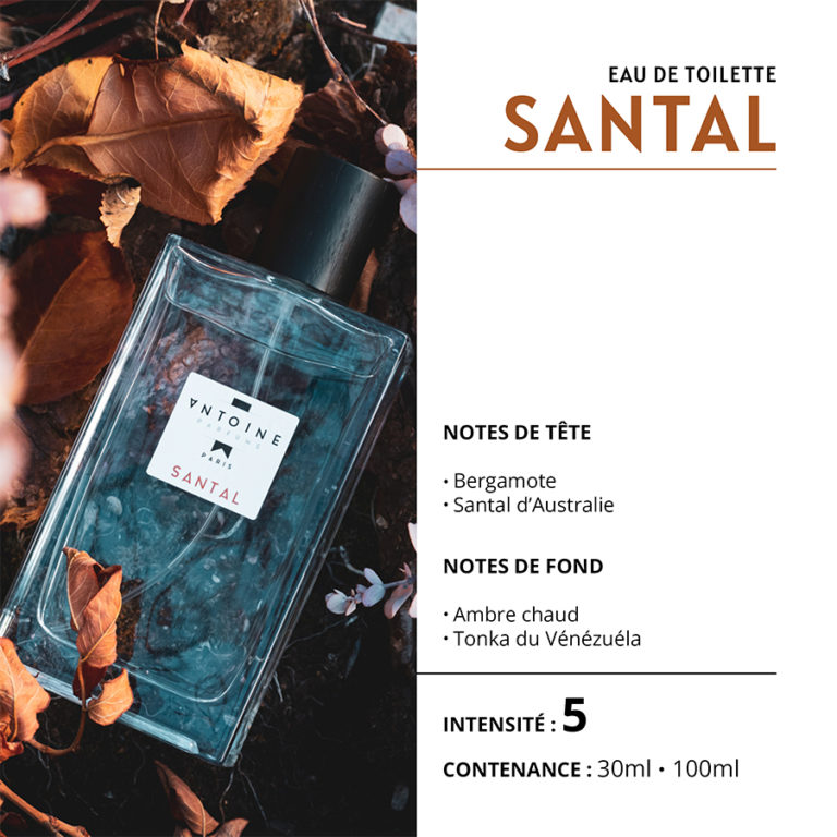 Eau de toilette Santal - Parfums Antoine | Parfums Antoine