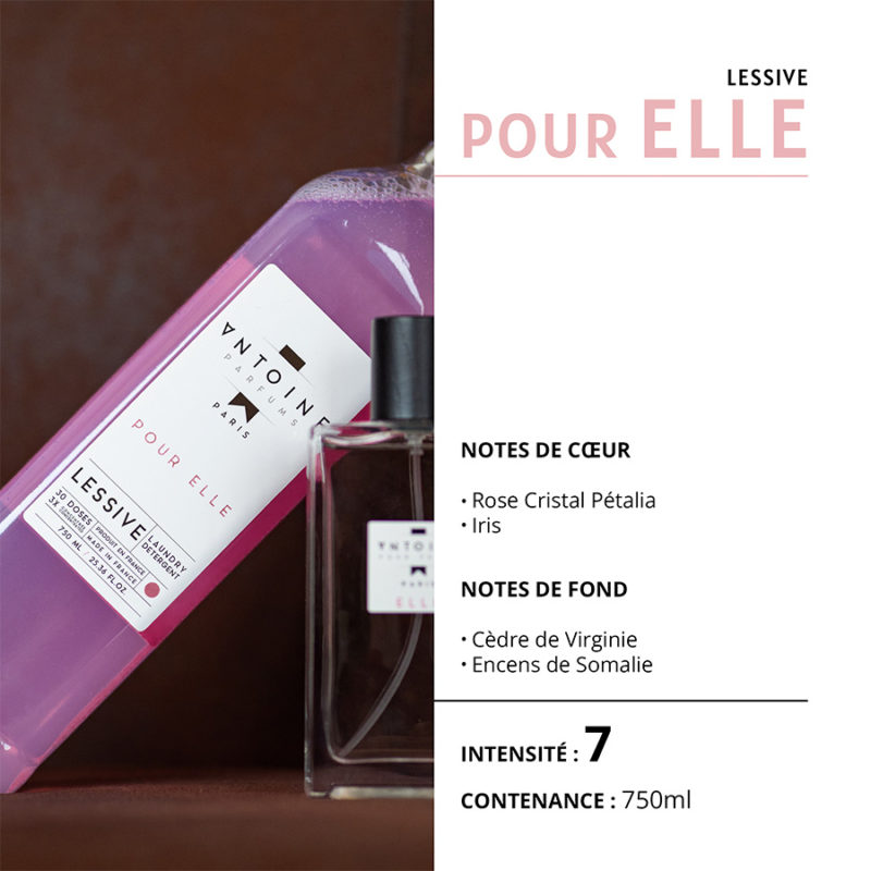 Lessive pour Elle Antoine : parfumez votre linge | Parfums Antoine